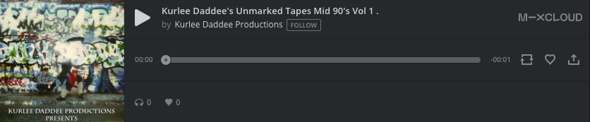 Kurlee Daddee’s Unmarked Tapes Mid 90’s Vol 1 | KurleeDaddee.com